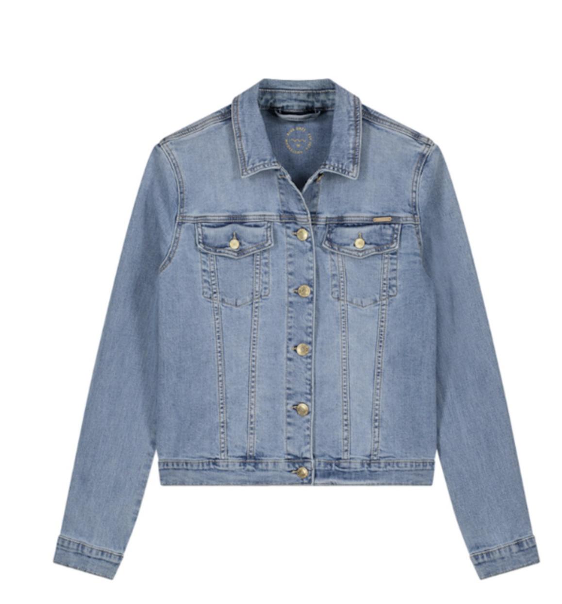 Basic denim jacket - Classic wash – Manymoons