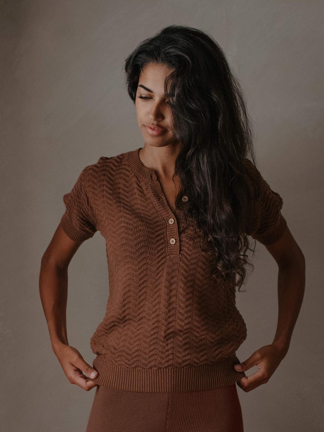 The Etta Top - Mocha – Manymoons