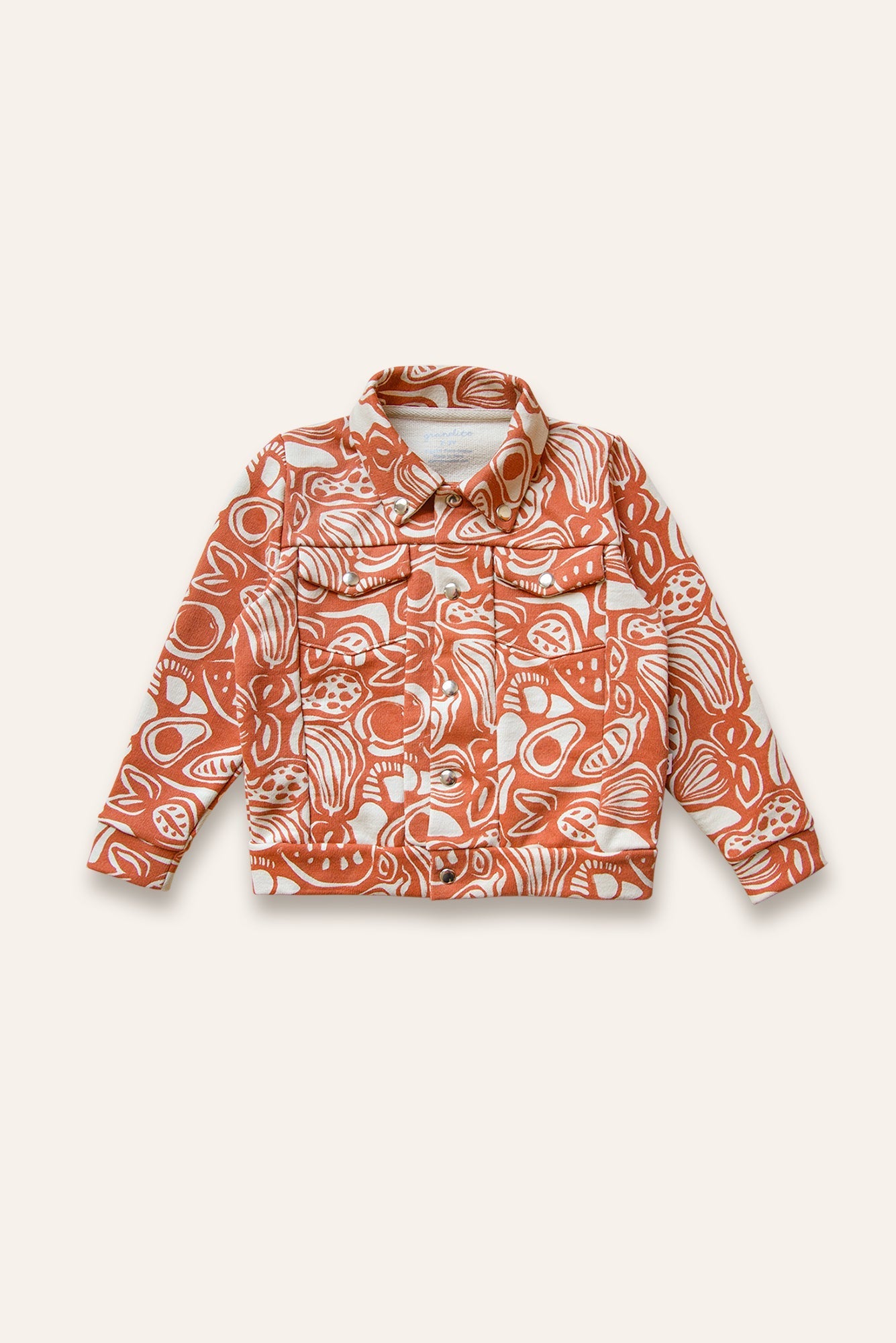 Organic Pima Cotton Kids Jersey Jacket - Harvest – Manymoons