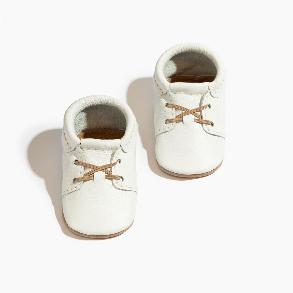 Toasted Bright White Oxford Baby Shoe – Manymoons