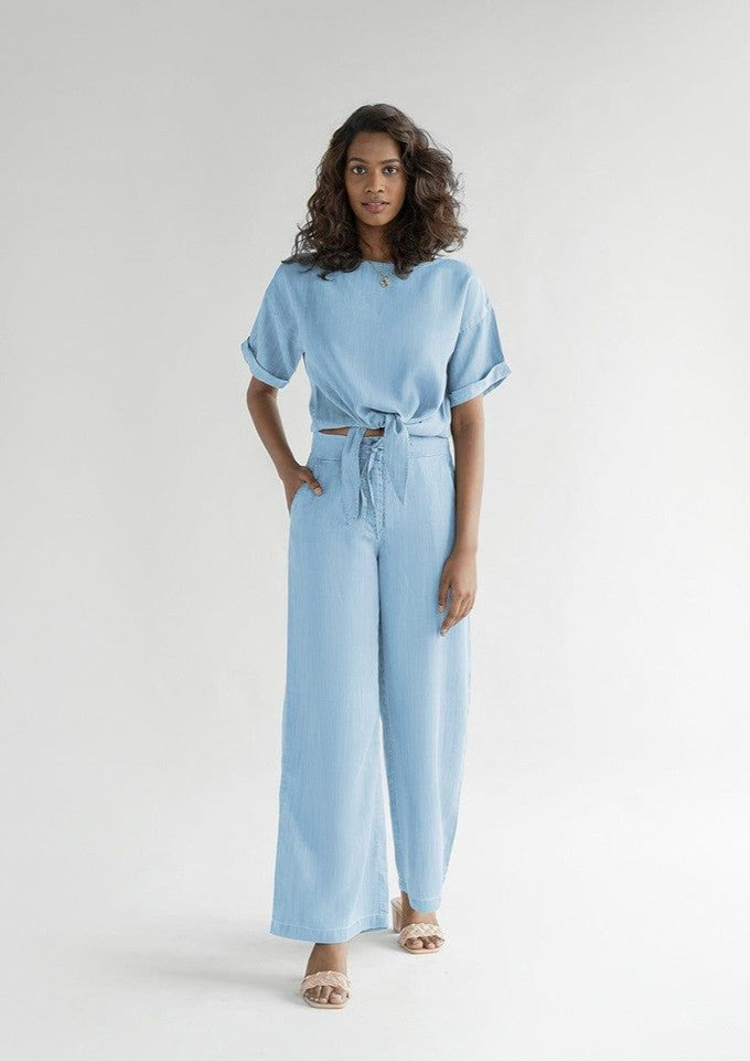 Twist and Sway Top - Ocean Blue – Manymoons